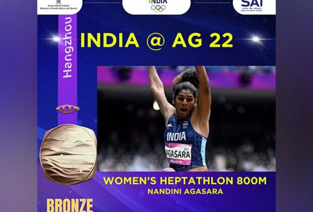 Asian Games: Nandini Agasara claims bronze in women's Heptathlon