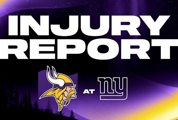 Final Vikings at Giants Week 1 Injury Report