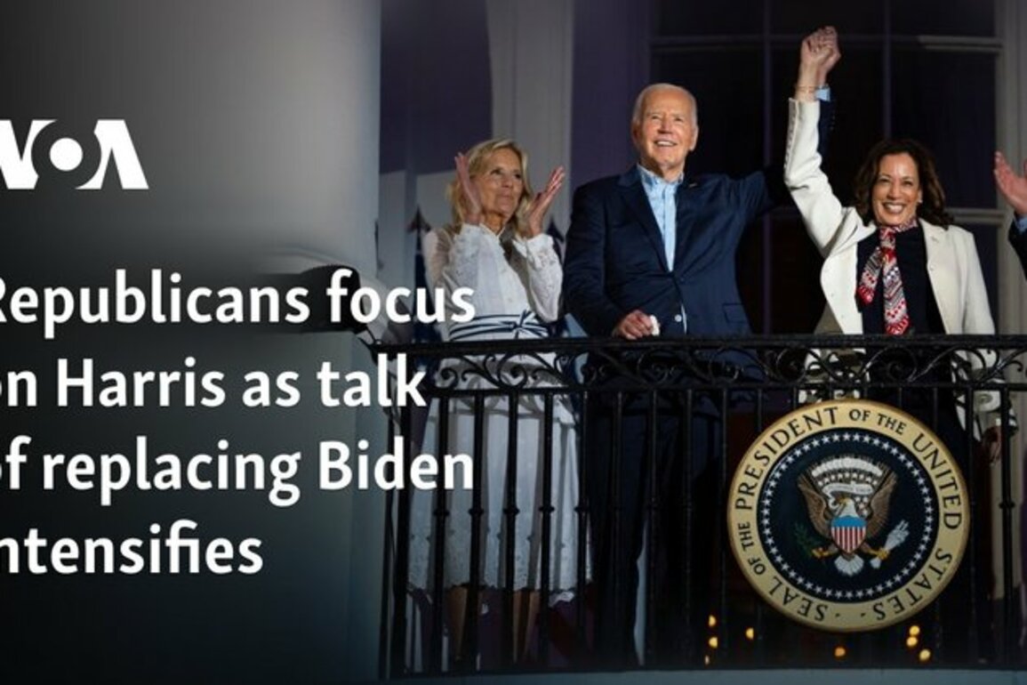 Republicans focus on Harris as talk of replacing Biden intensifies