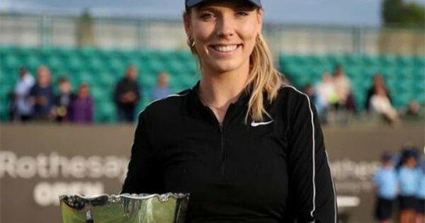 Katie Boulter downs Karolina Pliskova to clinch Nottingham Open title