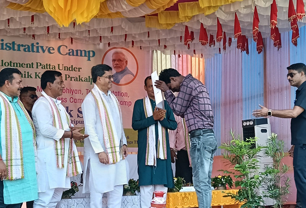 Tripura CM Manik Saha launches key welfare initiatives in Tufania Lunga ...