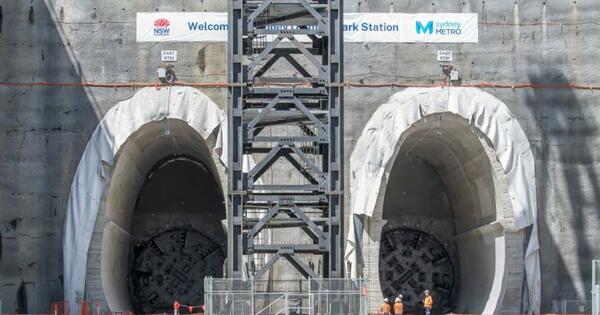 Two TBMs breakthrough at Sydney Olympic Park site