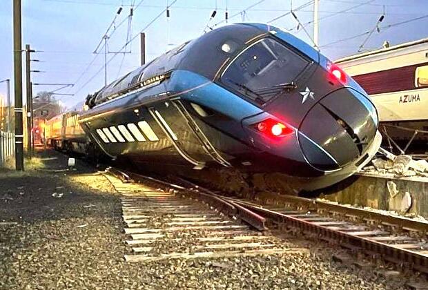 Three trains collide, derail in eastern Pennsylvania