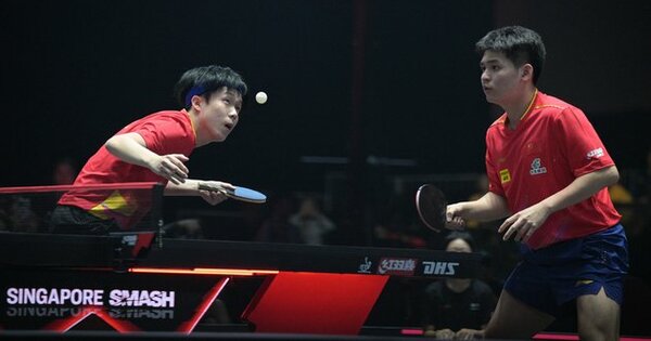 (SP)SINGAPORE-TABLE TENNIS-SMASH-MEN'S DOUBLES