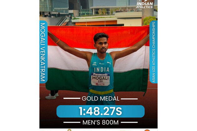 Asian U20 Athletics Championships: Mogali Venkatram wins gold in men's ...