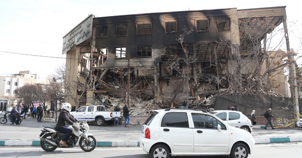 IRAN-TEHRAN-UNREST-DAMAGE