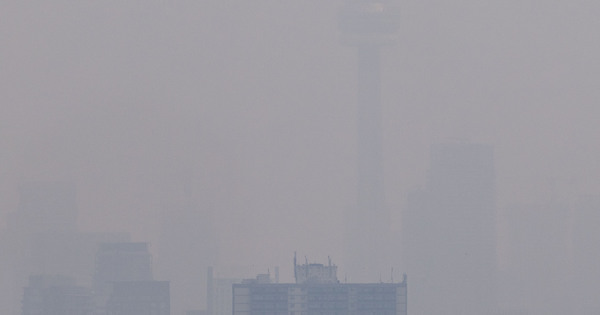 CANADA-TORONTO-WILDFIRE-SMOKE-POOR AIR QUALITY