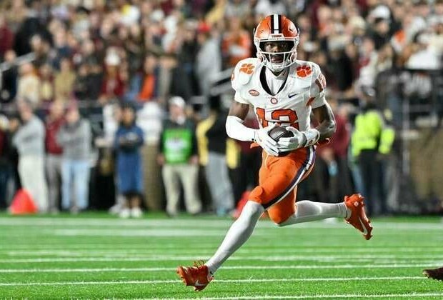 Clemson WR Bryant Wesco Jr. (back) out for season