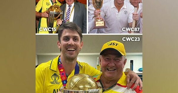 "2023 and 1987": Australia's Mitchell Marsh celebrates World Cup win ...