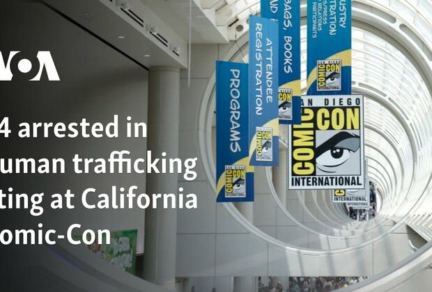 14 arrested in human trafficking sting at comic convention in US