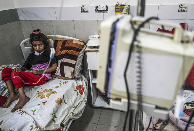 MIDEAST-GAZA CITY-CHILDREN'S HOSPITAL