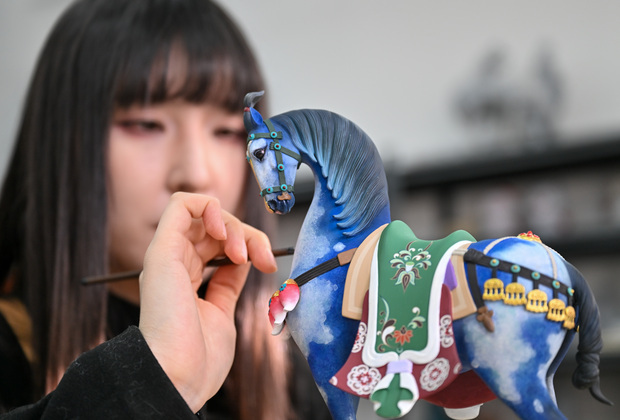 CHINA-TIANJIN-CLAY SCULPTURE ZHANG-YEAR OF THE HORSE (CN)