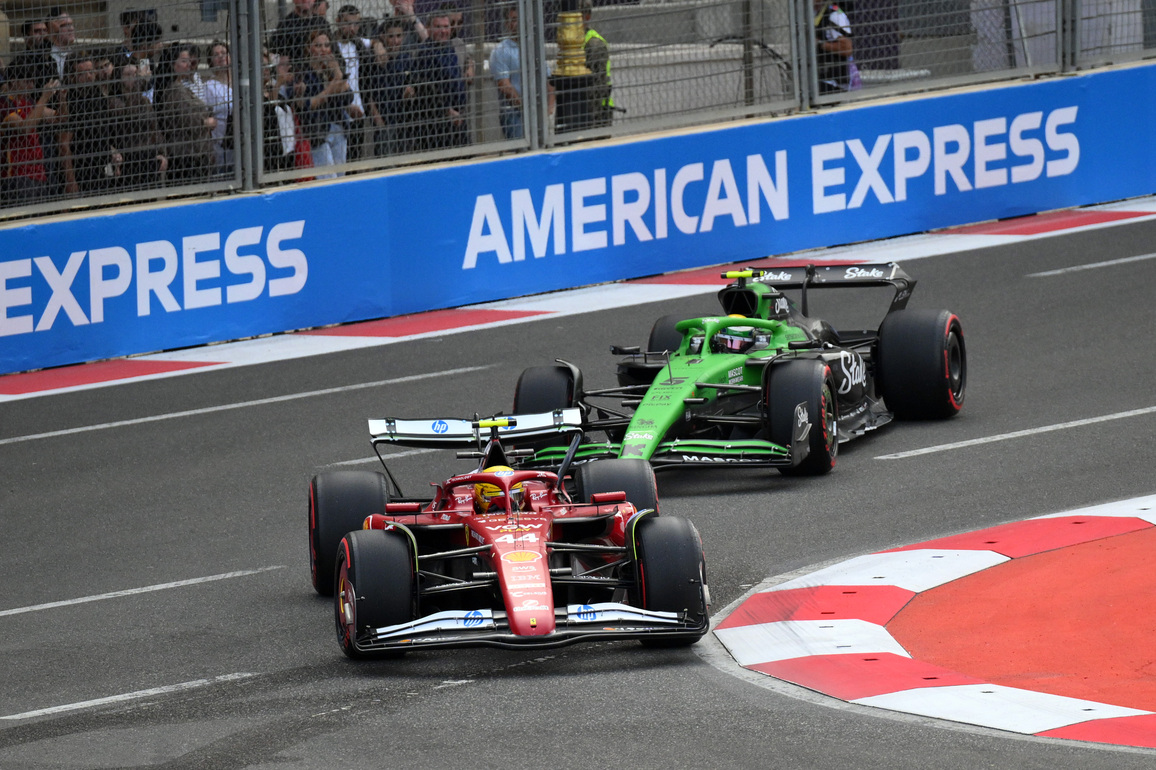(SP)AZERBAIJAN-BAKU-F1-AZERBAIJAN GRAND PRIX-PRACTICE SESSION