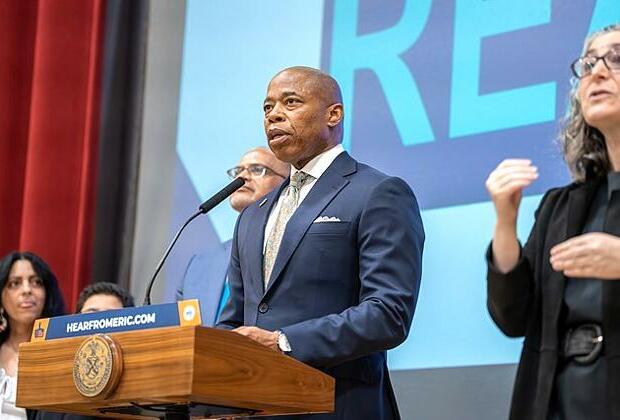 NYC mayor Adams baptized in Rikers prison on Good Friday