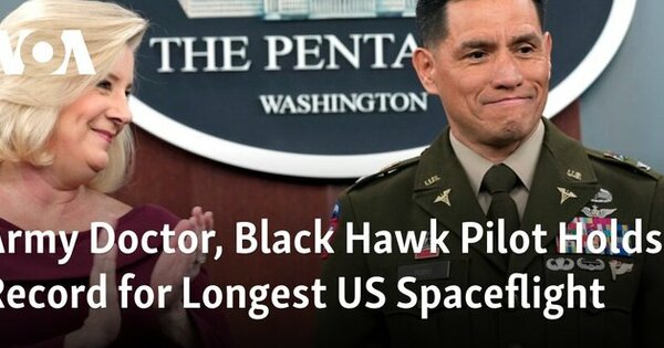 Army Doctor, Black Hawk Pilot Holds Record for Longest US Spaceflight