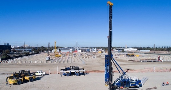 Keller's 4,500 piles for Australian naval project