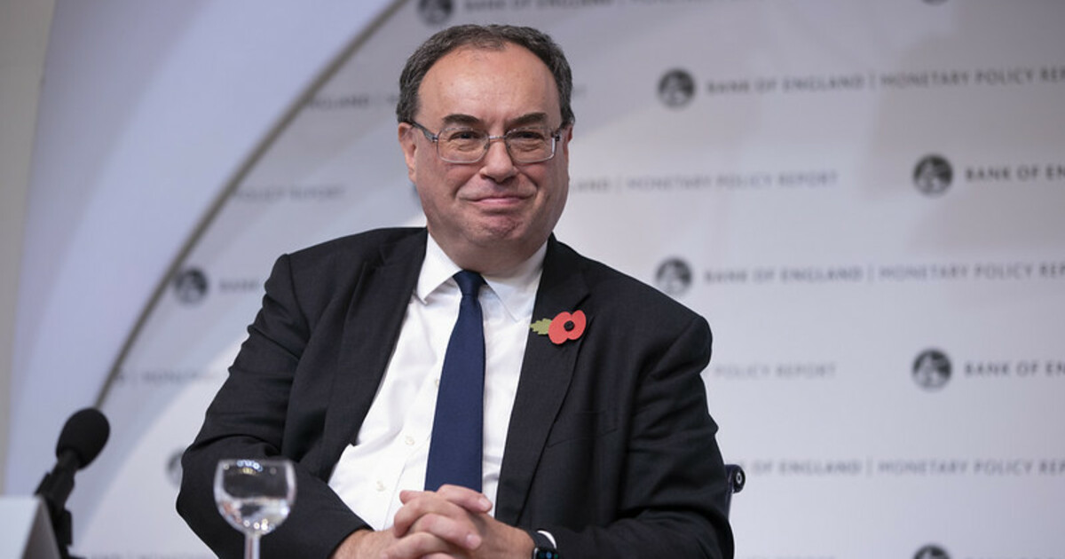 Andrew Bailey: No need for inflation to come back to 2% target before ...