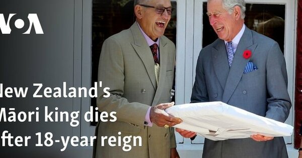 New Zealand's Mori king dies after 18-year reign