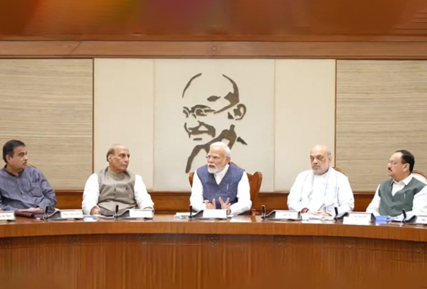 Prime Minister Narendra Modi chairs Union Cabinet meeting following ...