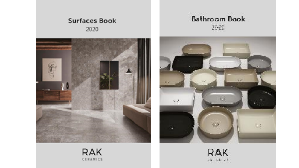 Double the brochures to support product expansion from RAK Ceramics