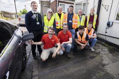 Durham trials footway channel for EV charging