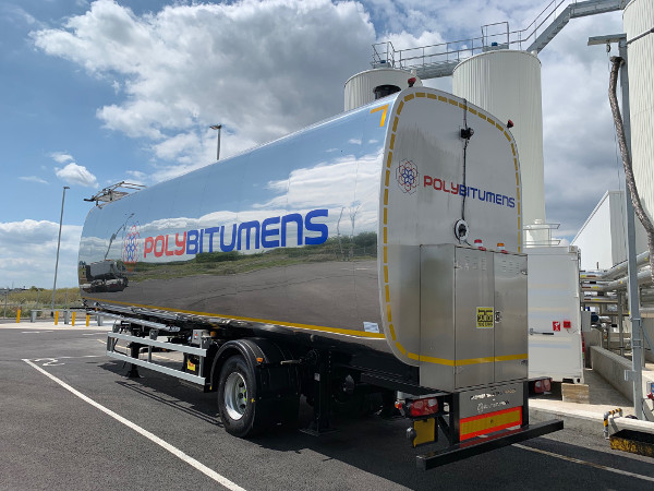 Agile, flexible, road legal: Polybitumens rolls out mobile storage tank