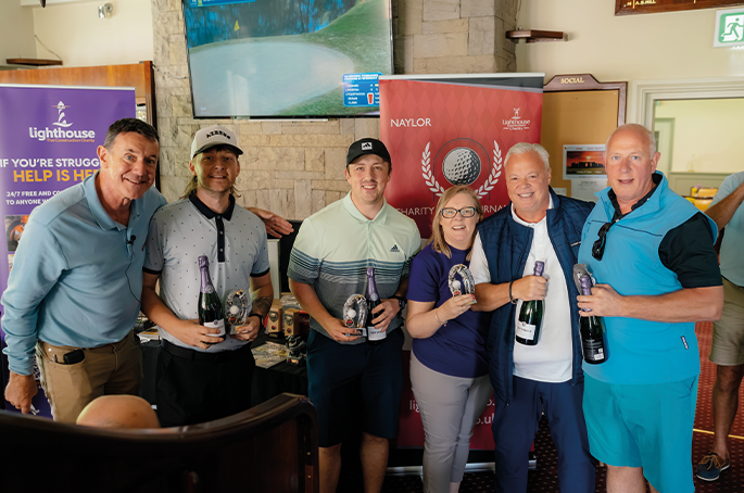 Naylor 10th golf day raises £5,000 for charity